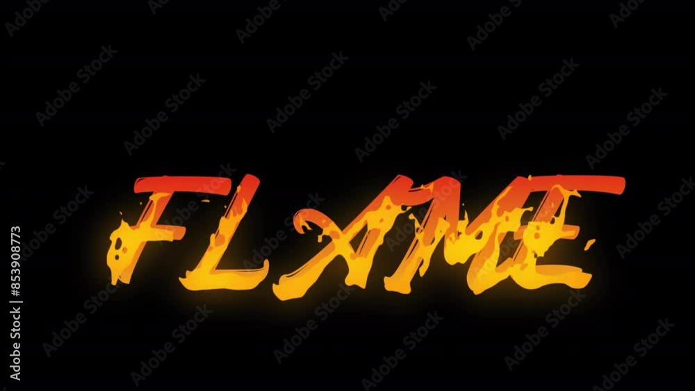 flame burning text,Fire burning alphabets 2D style, Epic Fire Alphabet ...