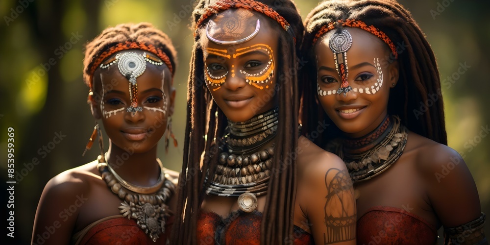 African tribe celebrates diversity and rich culture through beautiful ...