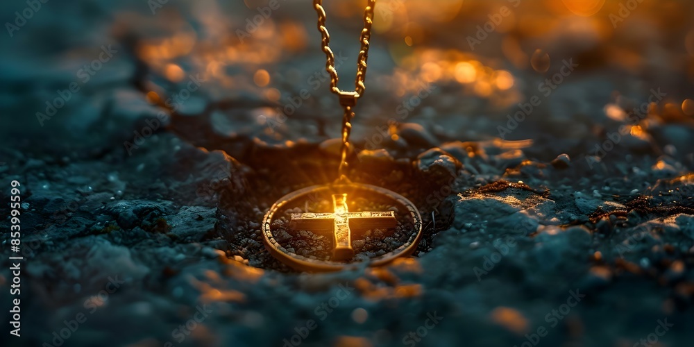 Visualize Jesus symbolizing the beginning and end with the alpha omega ...