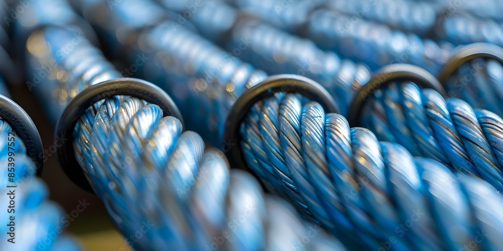 Wire ropes used for cranes lifting rigging mooring and automobile ...