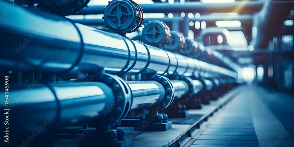 Refining process in oil and gas pipeline for fuel transportation ...