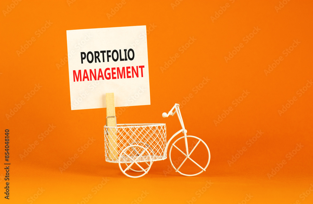 Portfolio management symbol. Concept words Portfolio management on ...