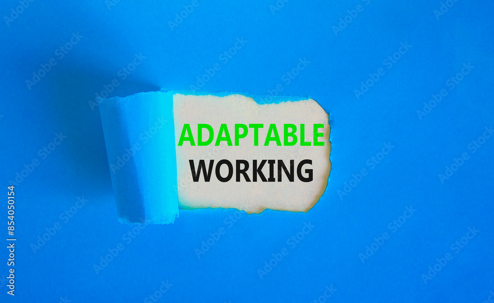Adaptable working symbol. Concept words Adaptable working on beautiful ...
