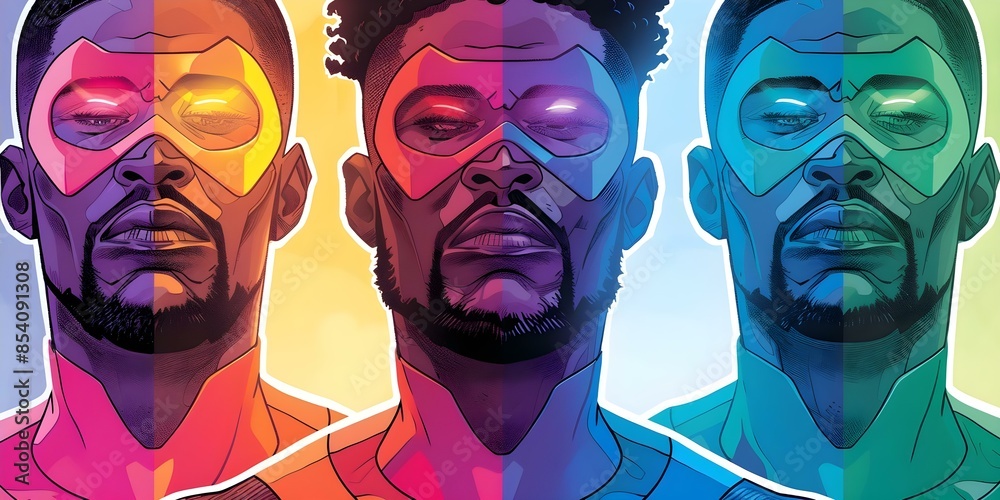 Black LGBTQ superheroes fighting for justice and equality in an ...