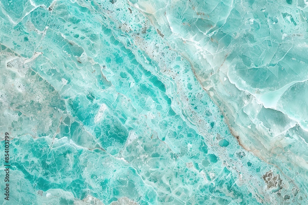 Light blue stone texture background with beautiful soft mineral veins ...