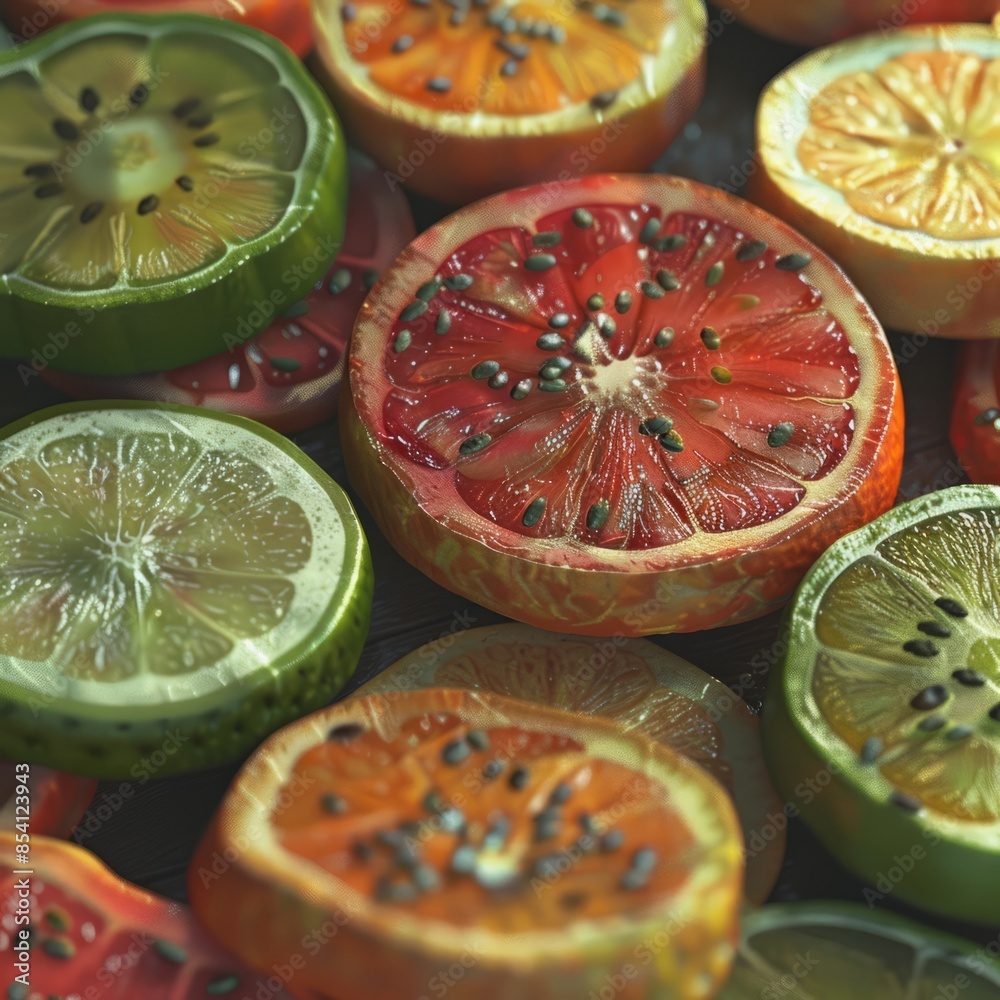 Use high-resolution textures and shaders to showcase the natural ...