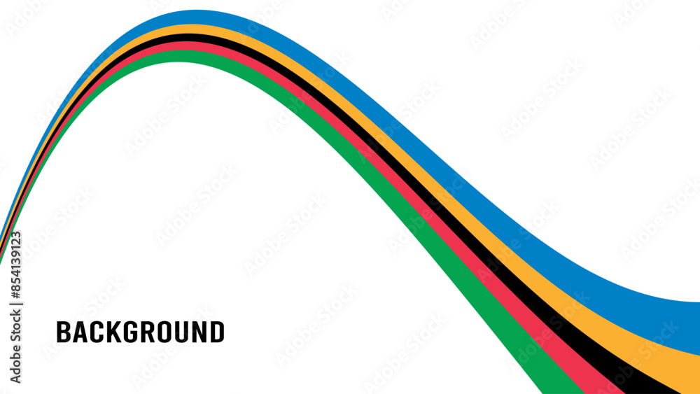 Sport background with rainbow pattern. Summer Olympic Games 2024 in ...