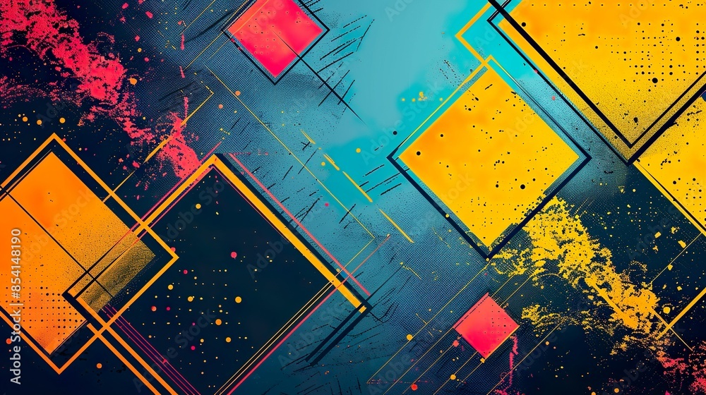 Animated art style background for digital download made with Ai ...