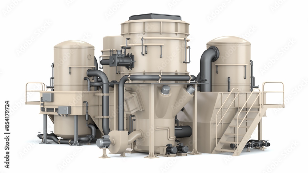 Autonomous complex for recycling solid household waste into energy ...