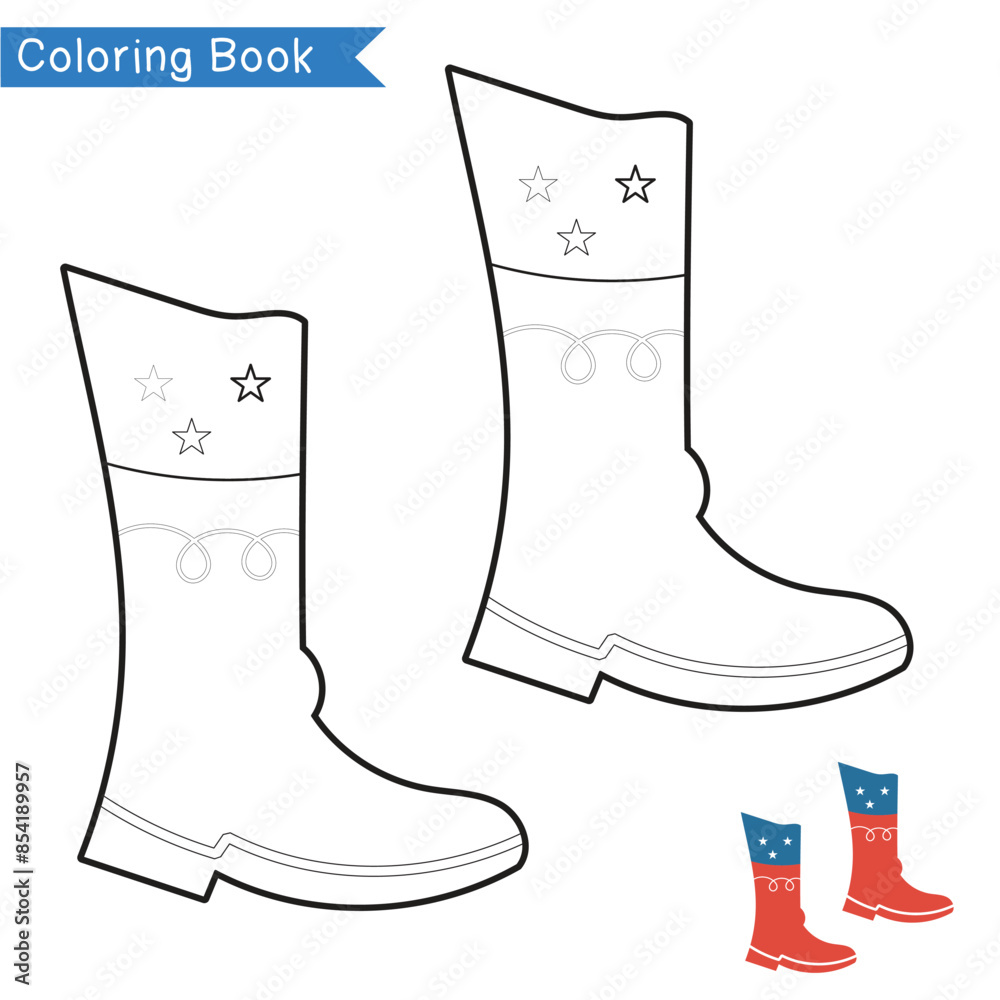 Independence Day USA coloring page. Coloring activity for children ...