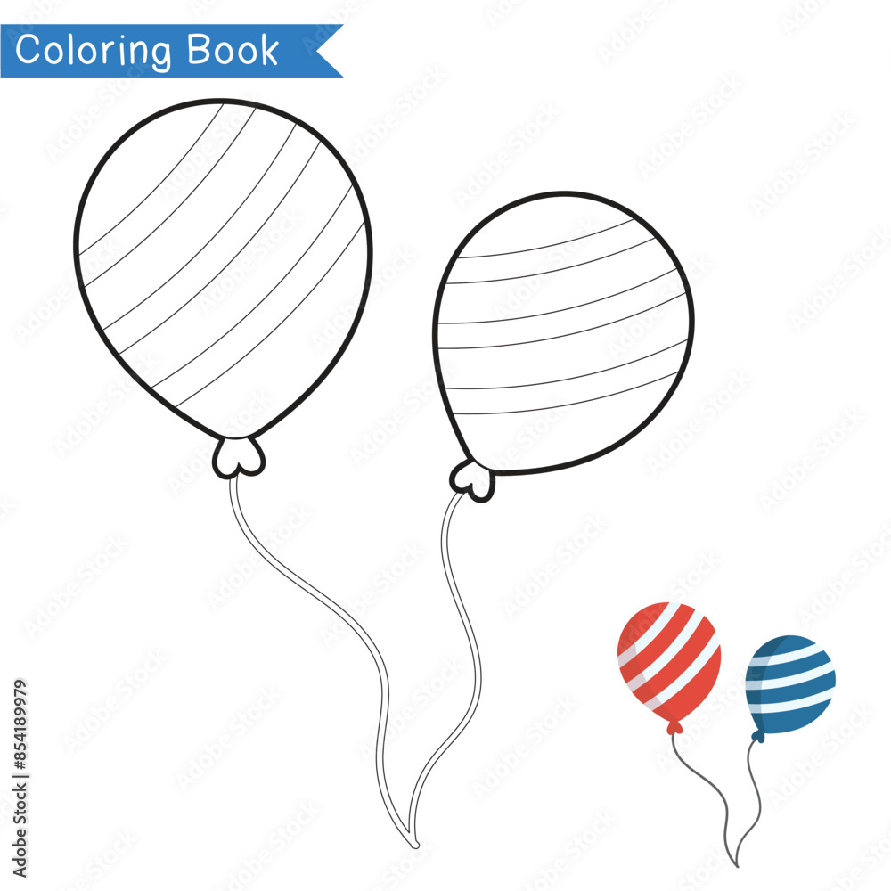 Independence Day USA coloring page. Coloring activity for children ...