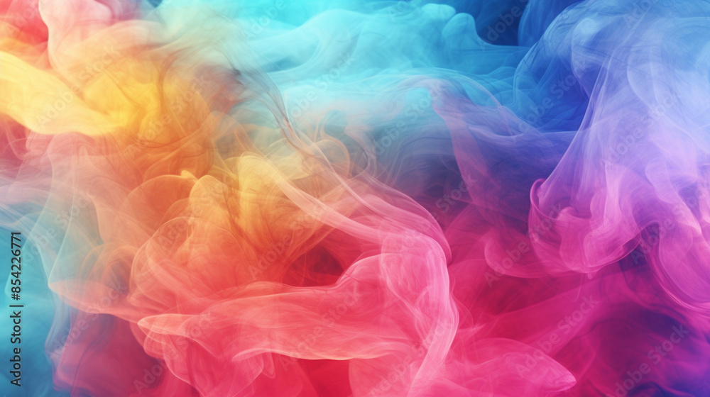 rainbow smoke background Stock Illustration | Adobe Stock