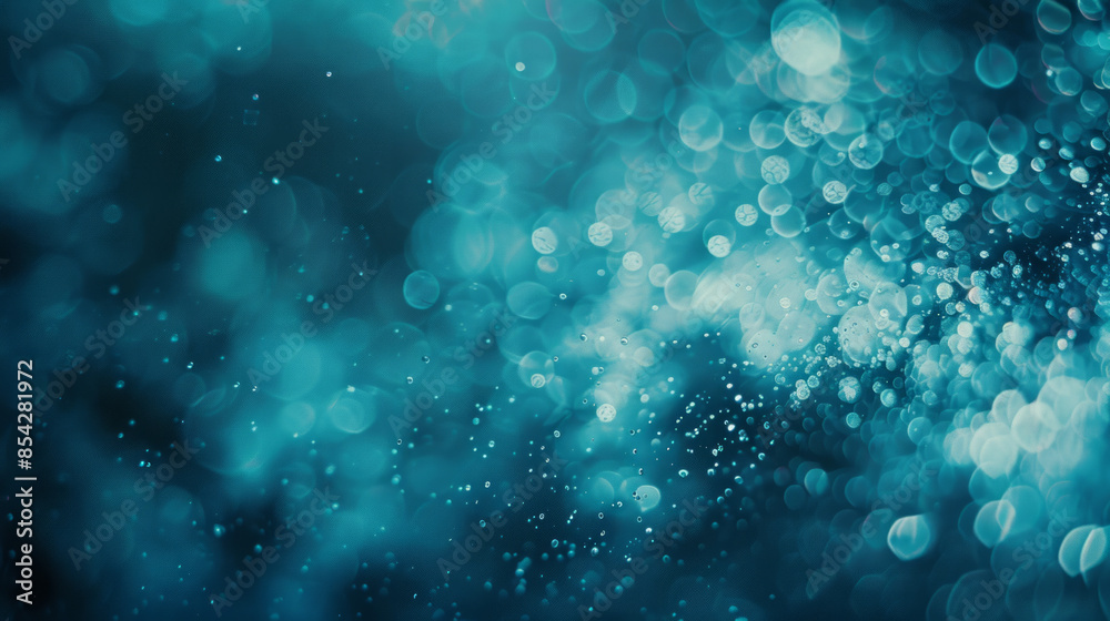 Beautiful abstract blue bokeh background with copy space texture large ...