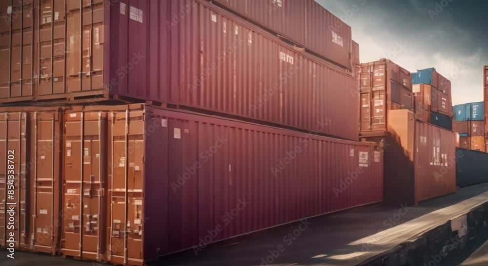 Futuristic cargo container ships utilize technology for global ...