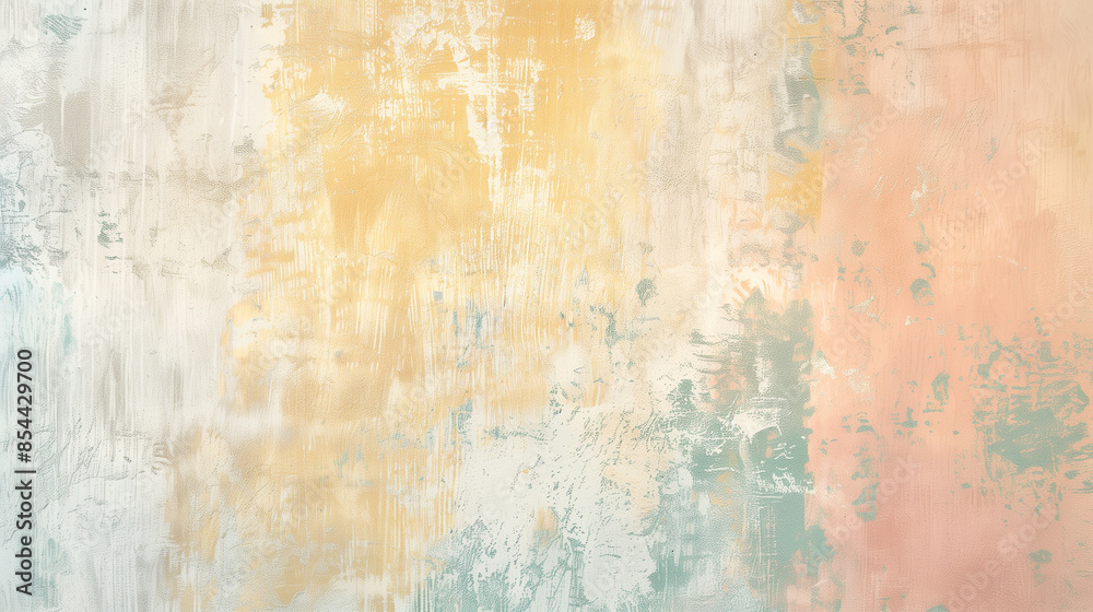 Rustic Textured Wall with Cozy Cottage Color Washing Technique. Aged ...