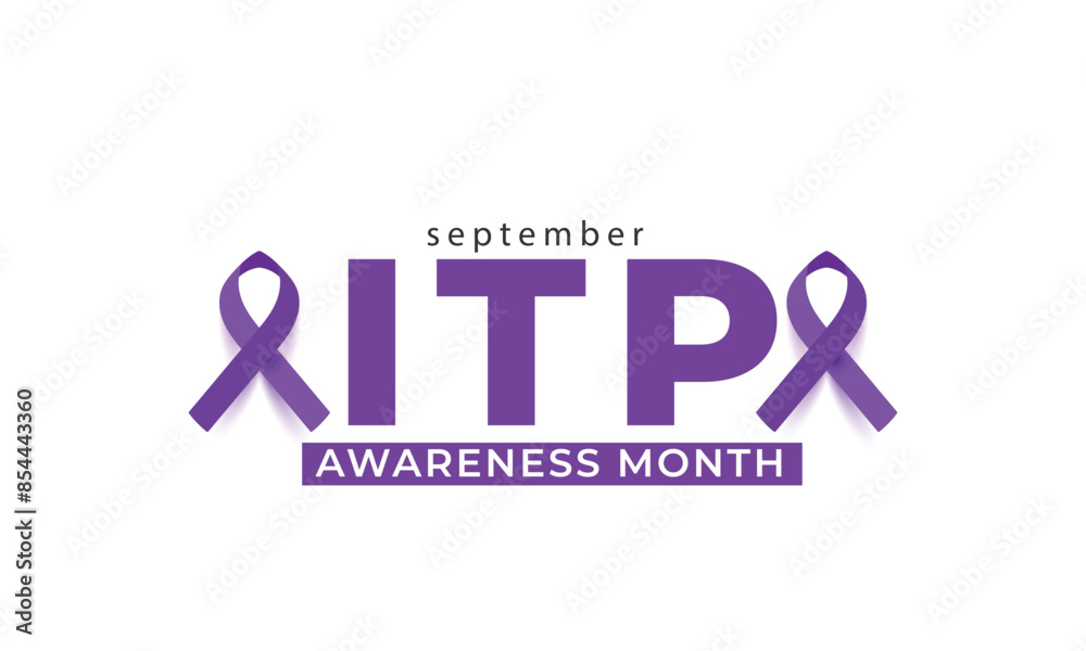 ITP awareness month. background, banner, card, poster, template. Vector ...