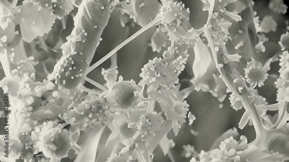 Scanning electron microscope animation of nitric oxideresponsive cells ...