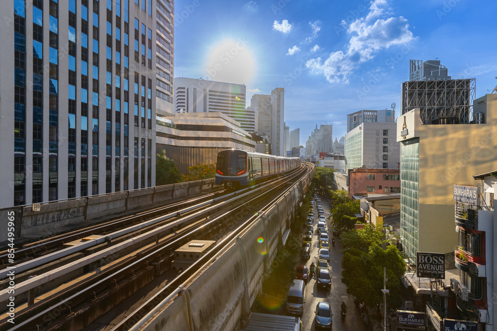 Saturday 16 June 2024 BKK BTS Bangkok Mass Transit System Sky train ...