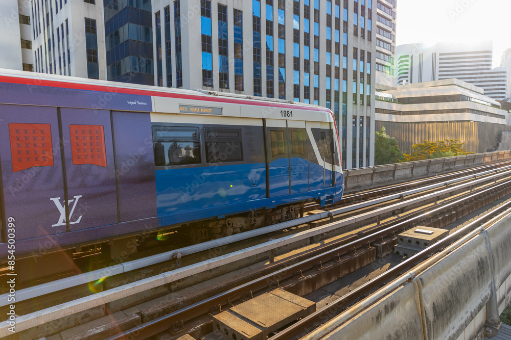 Saturday 16 June 2024 BKK BTS Bangkok Mass Transit System Sky train ...
