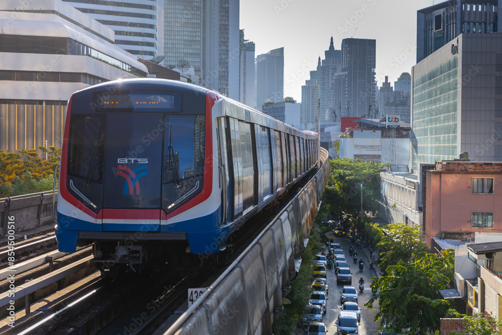 Saturday 16 June 2024 BKK BTS Bangkok Mass Transit System Sky train ...