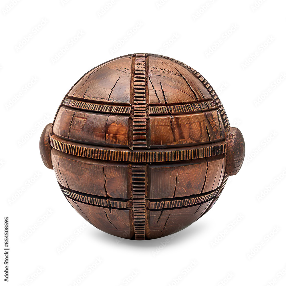 Wooden Shekere Percussion on Transparent Background | EN-US Stock Photo ...