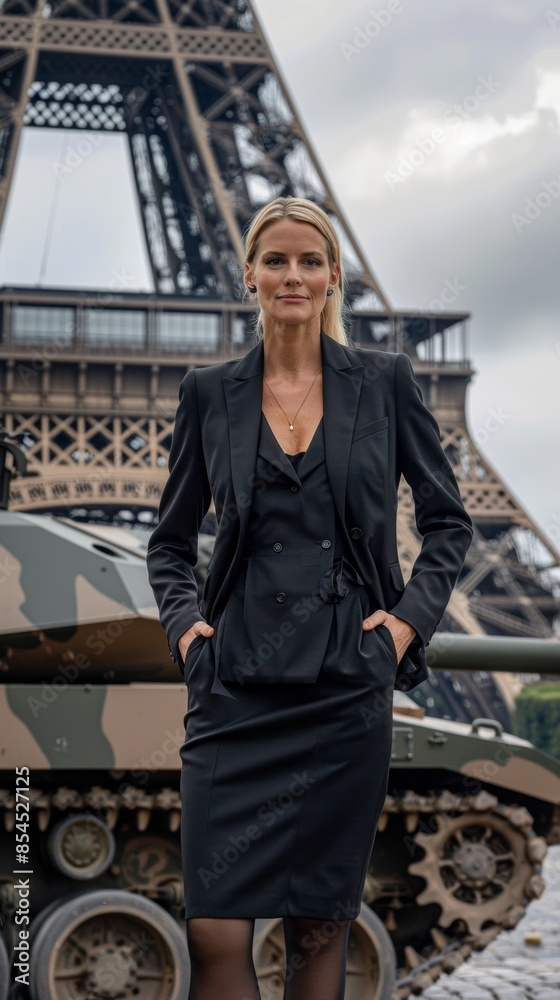 T-90m tank, AFD leader Alice weidel, Alice Weidel is standing under the ...