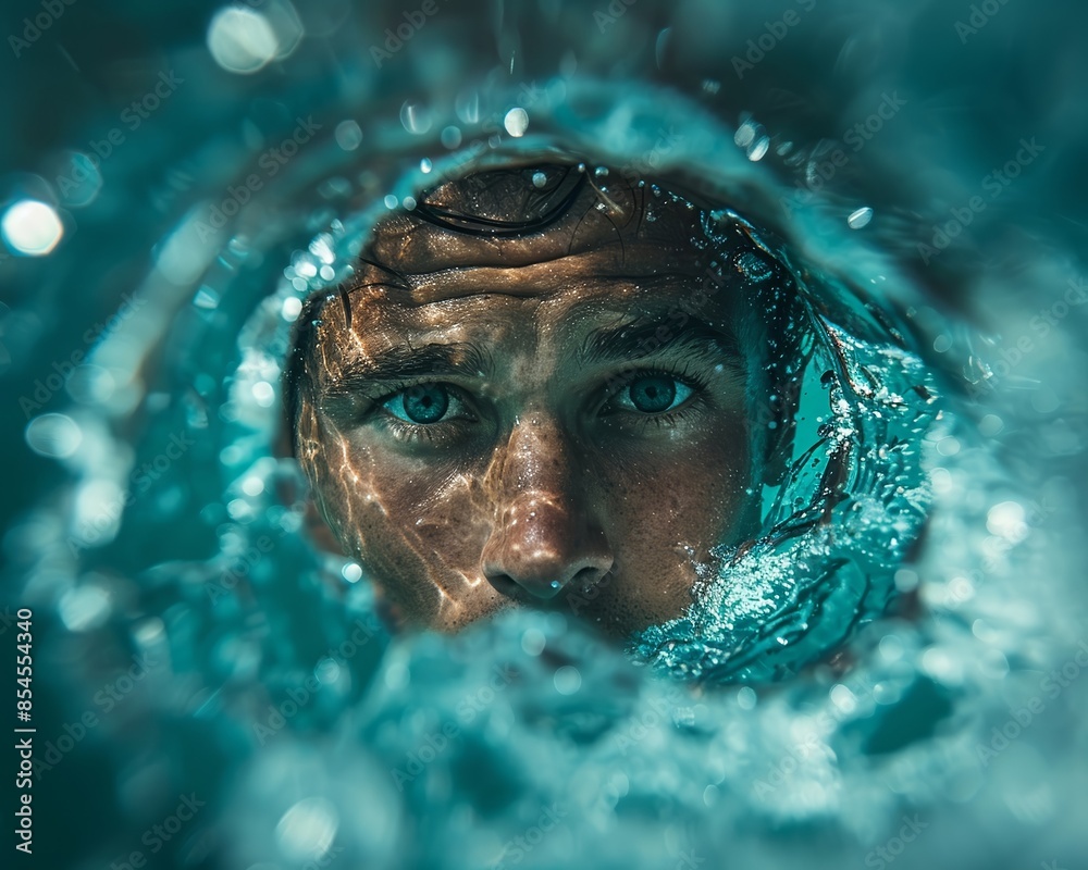 Dive into the cinematic realm with a mesmerizing worms-eye view image ...