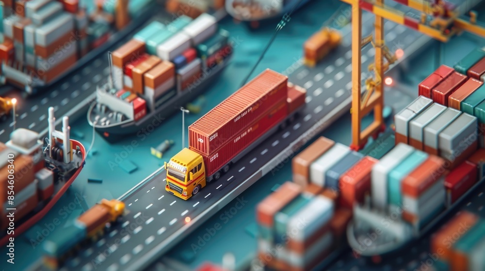 Detailed infographic visualizing the comprehensive journey of shipping ...