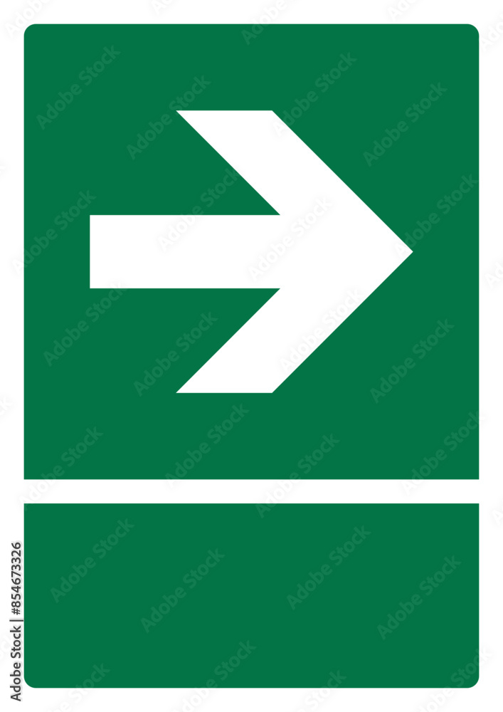 iso emergency and first aid safety signs evacuation route your custom ...