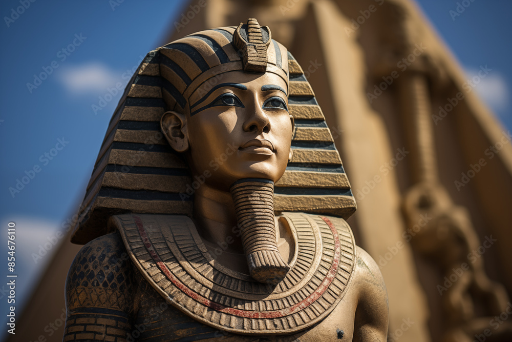 Bust of Pharaoh Ramses 2 Ancient Egypt. Egyptian civilization. Topics ...