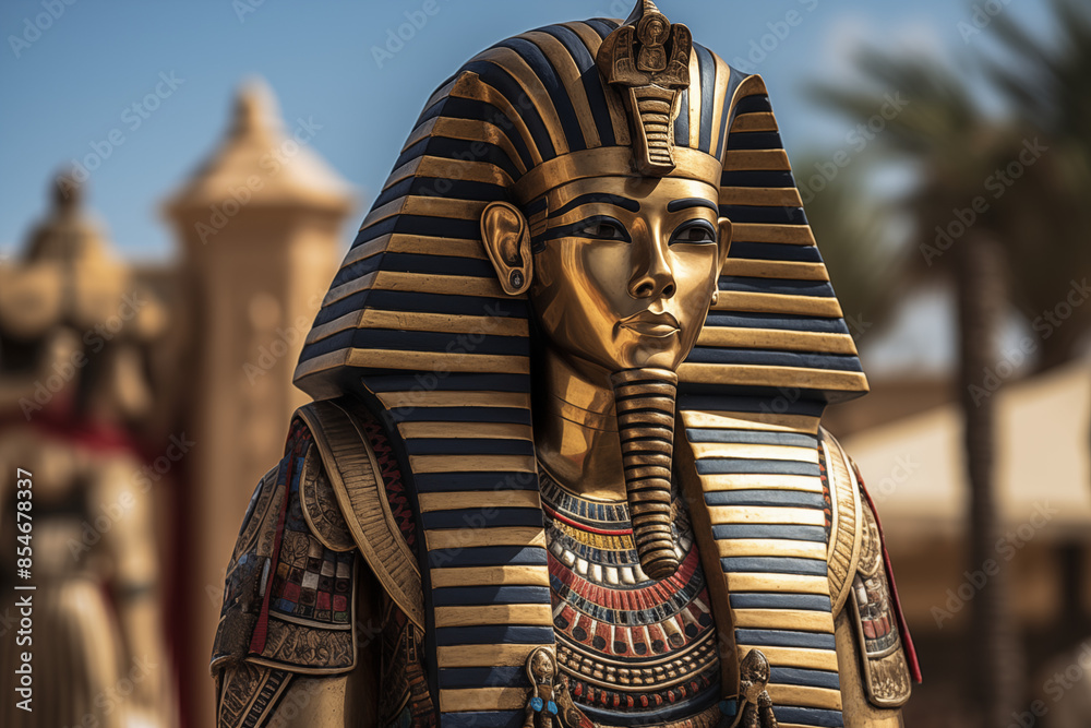 Bust of Pharaoh Ramses 2 Ancient Egypt. Egyptian civilization. Topics ...