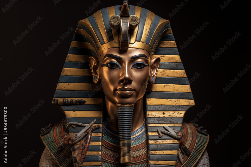 Bust of Pharaoh Ramses 2 Ancient Egypt. Egyptian civilization. Topics ...