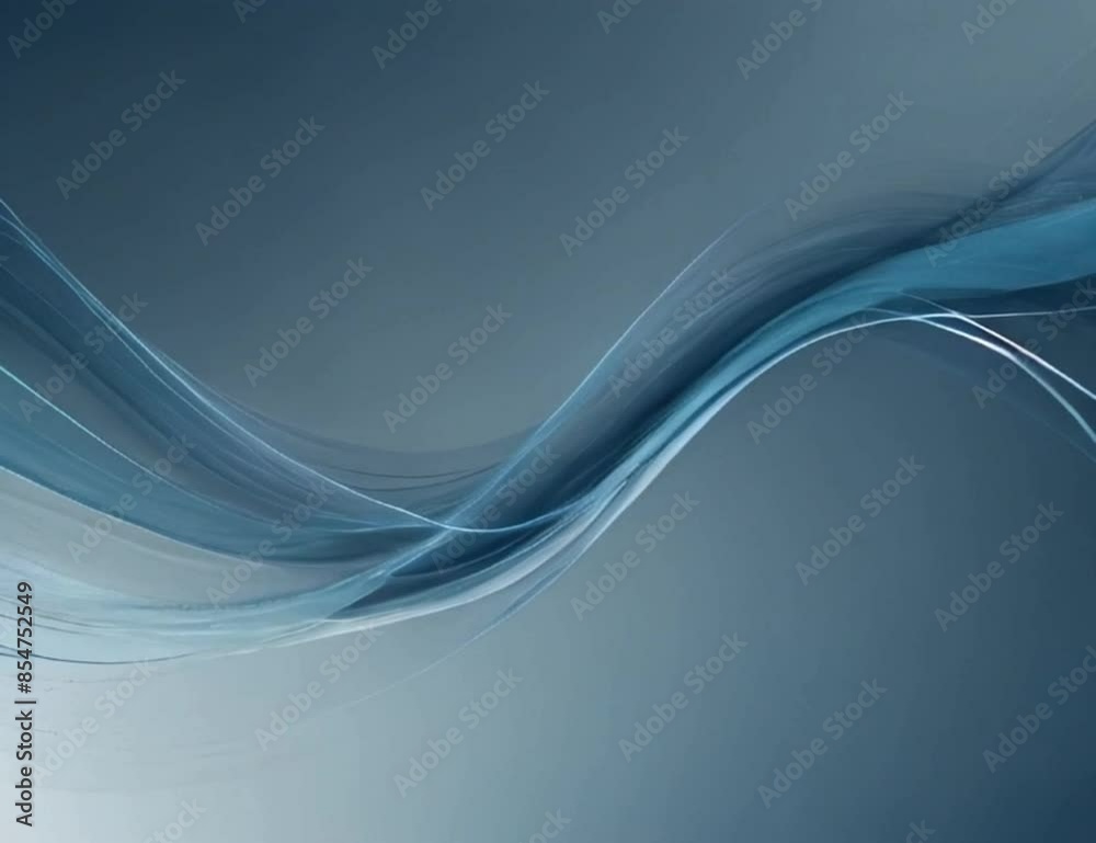 Abstract blue wave background, live wallpaper, light blue color wave ...