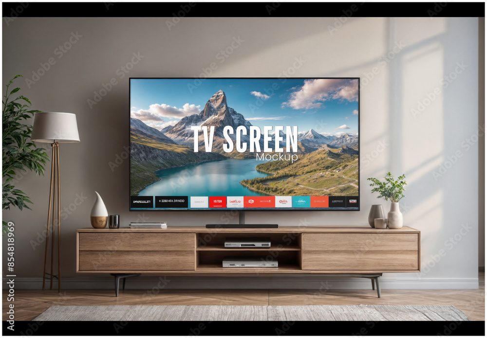 TV Mockup Stock Template | Adobe Stock