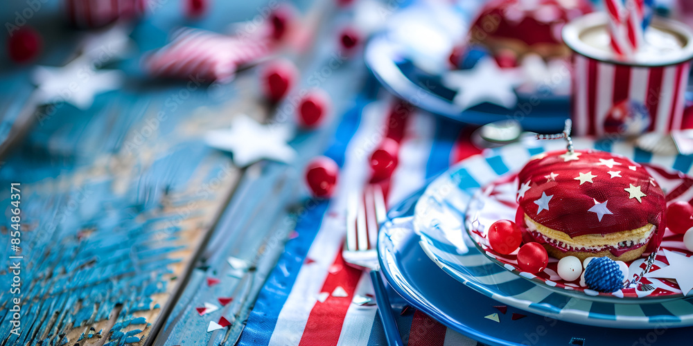 "Fourth of July Feast: Star-Spangled Desserts and Table Setup ...
