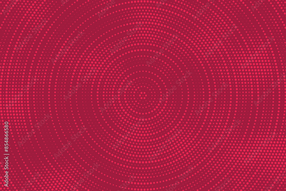 Red pop art retro background with halftone in comics style background ...