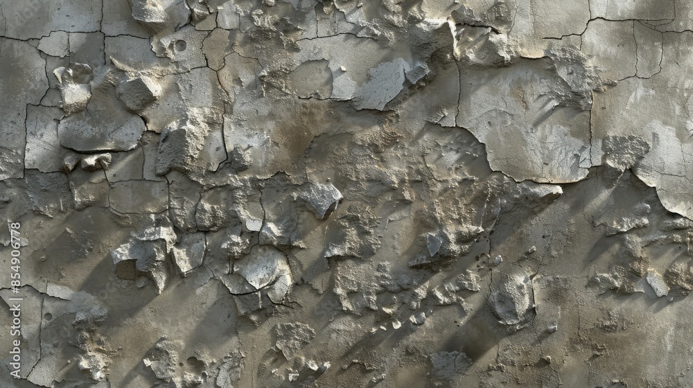 Texture of a dirty wall with deteriorated cement plaster generated ...