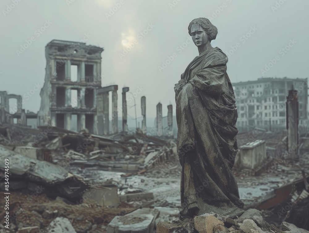 Stalingrad in Russia historical remnants and ruins from the Battle of ...