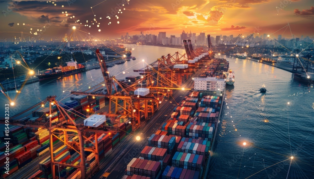 Exploring global trade mapping vital shipping routes and supply chain ...