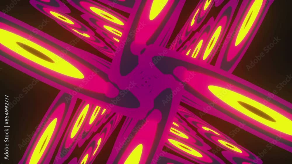 VJ animation background Waving Grid lines animated effect overlay ...
