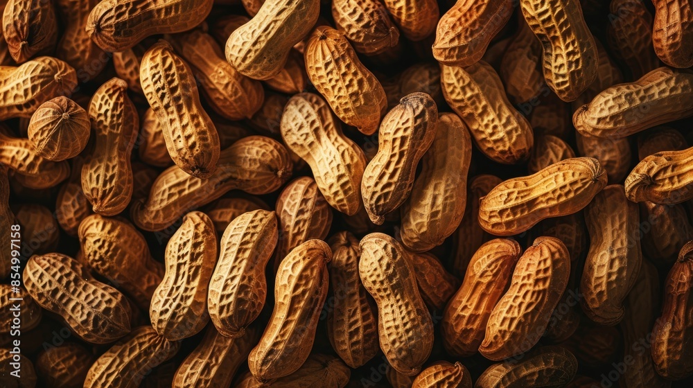 Texture of peanuts in shells Background of peanuts as food Freshly ...