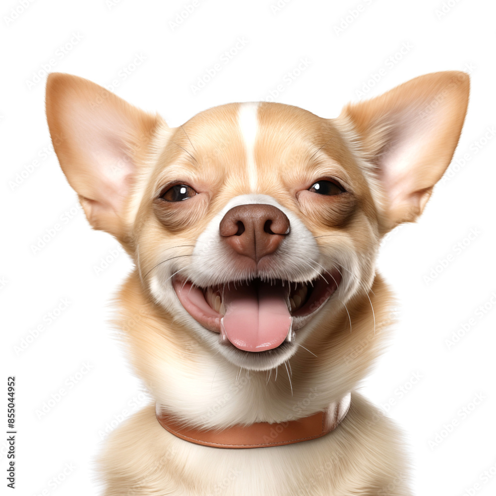 Adorable Small Chi Chi with a Cute Smile isolated on a transparent ...