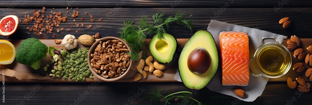 importance of healthy fats for a balanced diet Stock Illustration ...