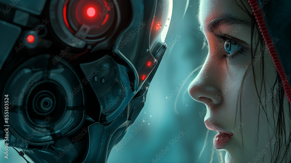 Imagine about the highest technology of humanity and a half of human ...