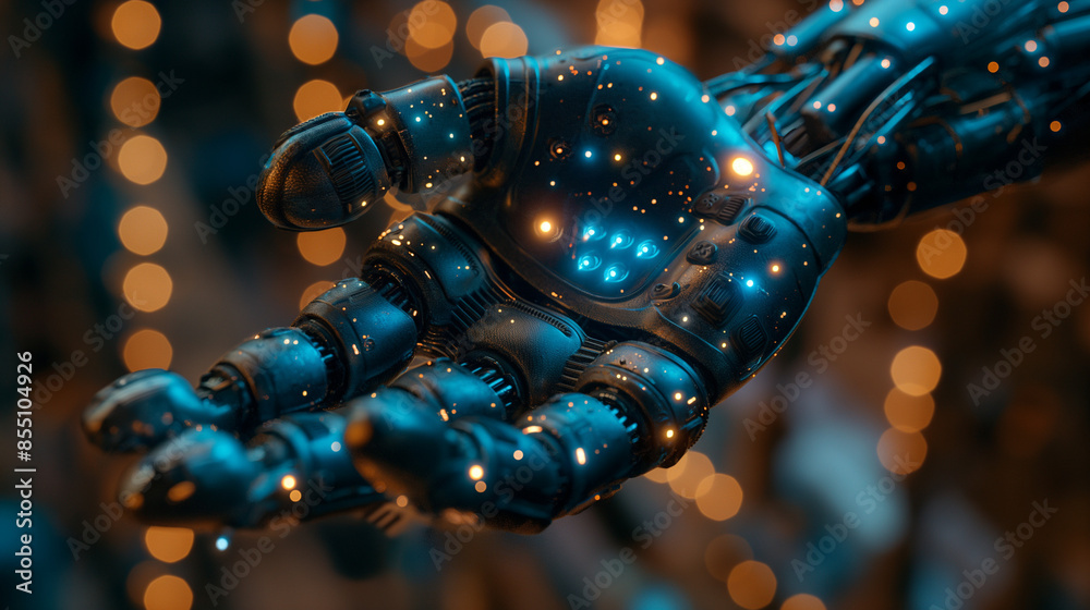 Imagine about the highest technology of humanity and a half of human ...
