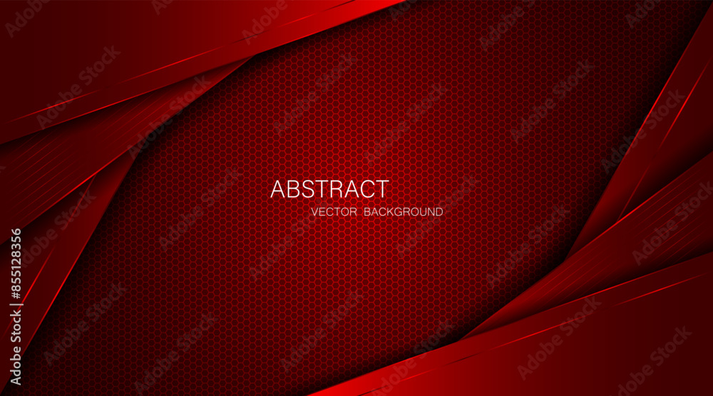 Abstract red steel mesh background with red glowing lines with free ...