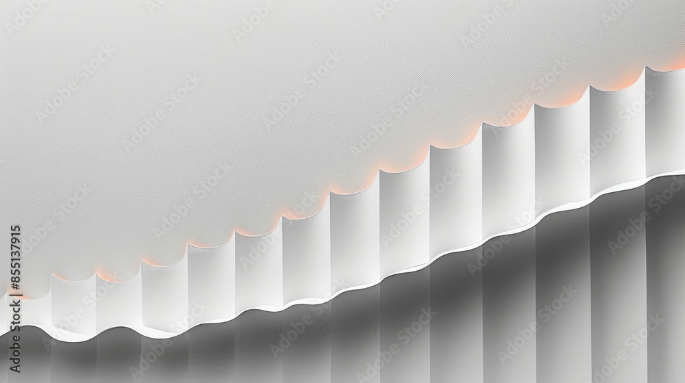 Vector illustration of multiple trapezoids on a silver background ...