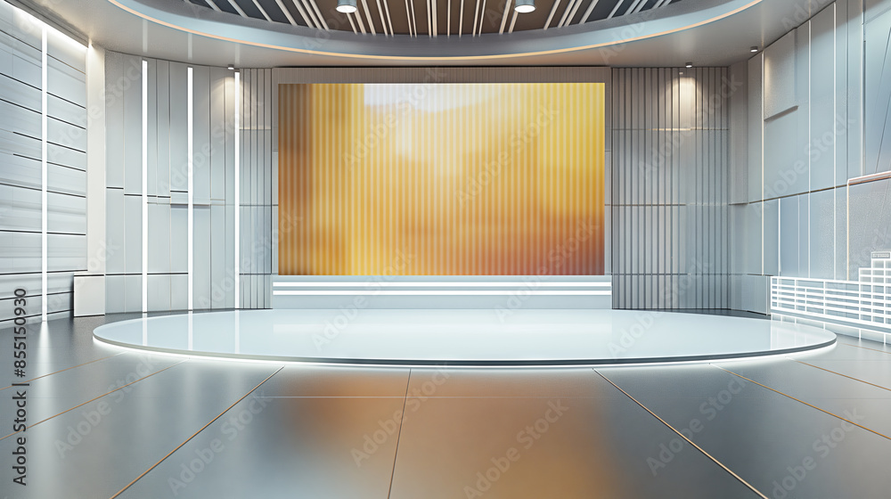 Television studio, virtual studio set. ideal for green screen ...