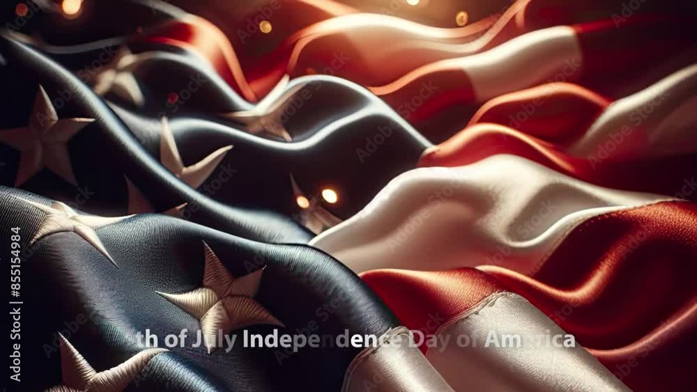 American Flag Wave for Memorial Day or 4th of July Independence Day of ...