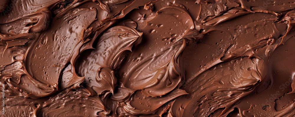 Chocolate background with soft, fluffy chocolate mousse texture. Stock ...
